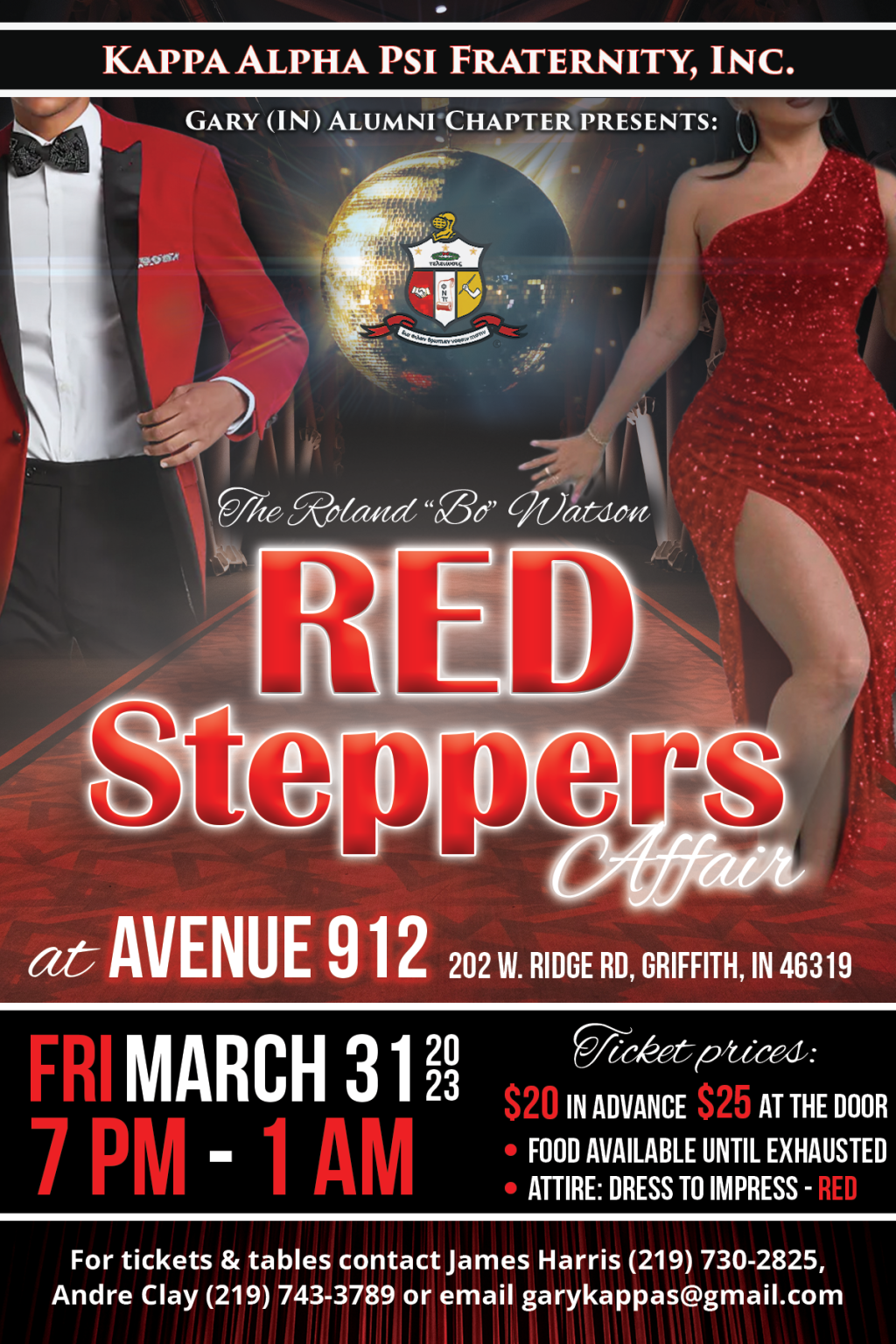 Red Steppers Affair | Kappa Alpha Psi - Gary Alumni Chapter